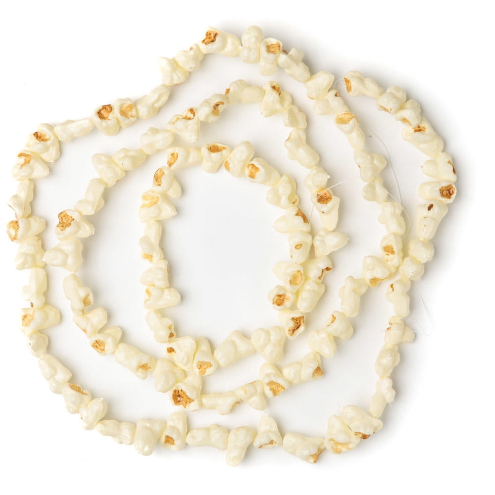 Factory Direct Craft 6' Faux Popcorn Garland, Ready to Decorate ...