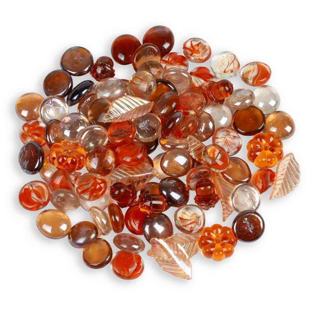 Factory Direct Craft Assorted Autumn Glass and Acrylic Table Scatters ...