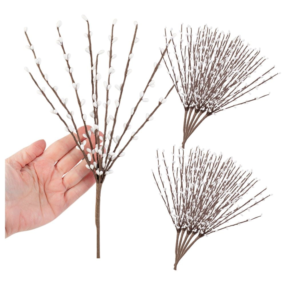 12pc White Pip Berry Sprays - for Winter or Wedding Floral Work ...