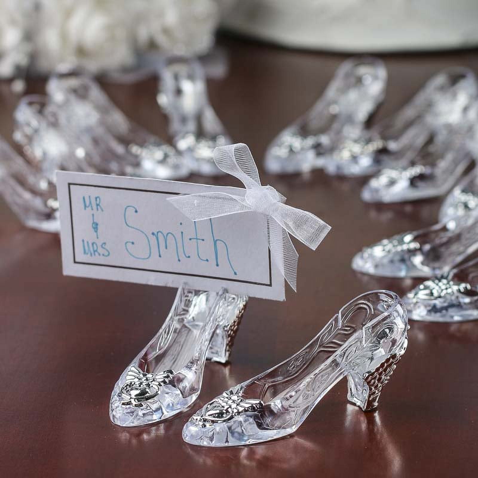 Factory Direct Craft Silver Accented Cinderella Placecard Holder ...