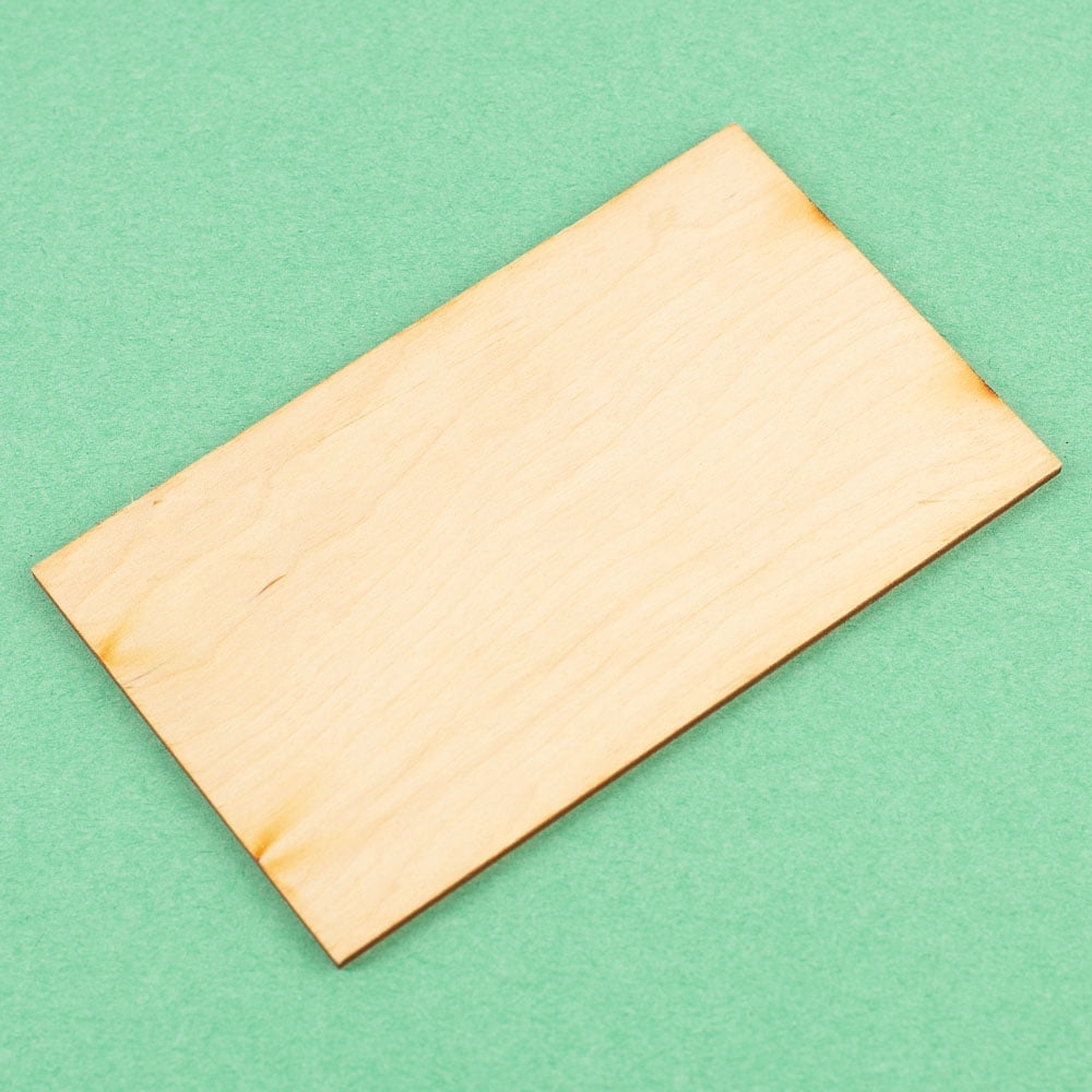 Factory Direct Craft Unfinished Wood Rectangle Cutouts - 24 Pieces ...