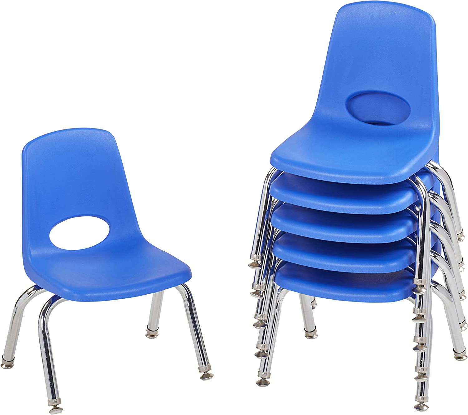 Factory Direct Partners 10356 10" School Stack Chair, Stacking Student ...