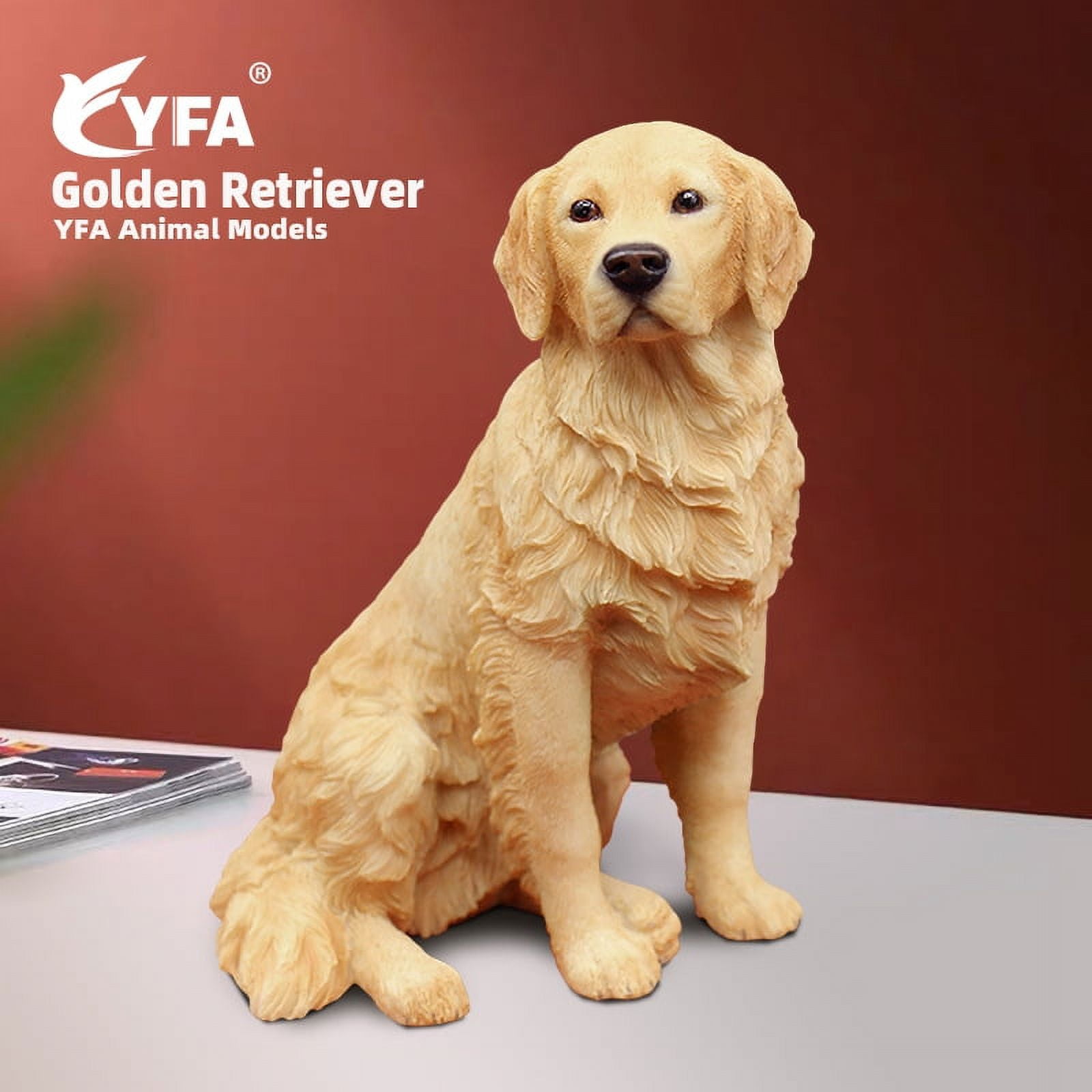 Factory Direct Supply Model Play Golden Retriever Artificial Dog Model ...