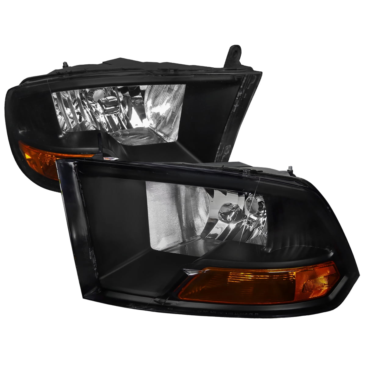 Factory Dual Style Headlights (Black Housing/Clear Lens) Made for and ...