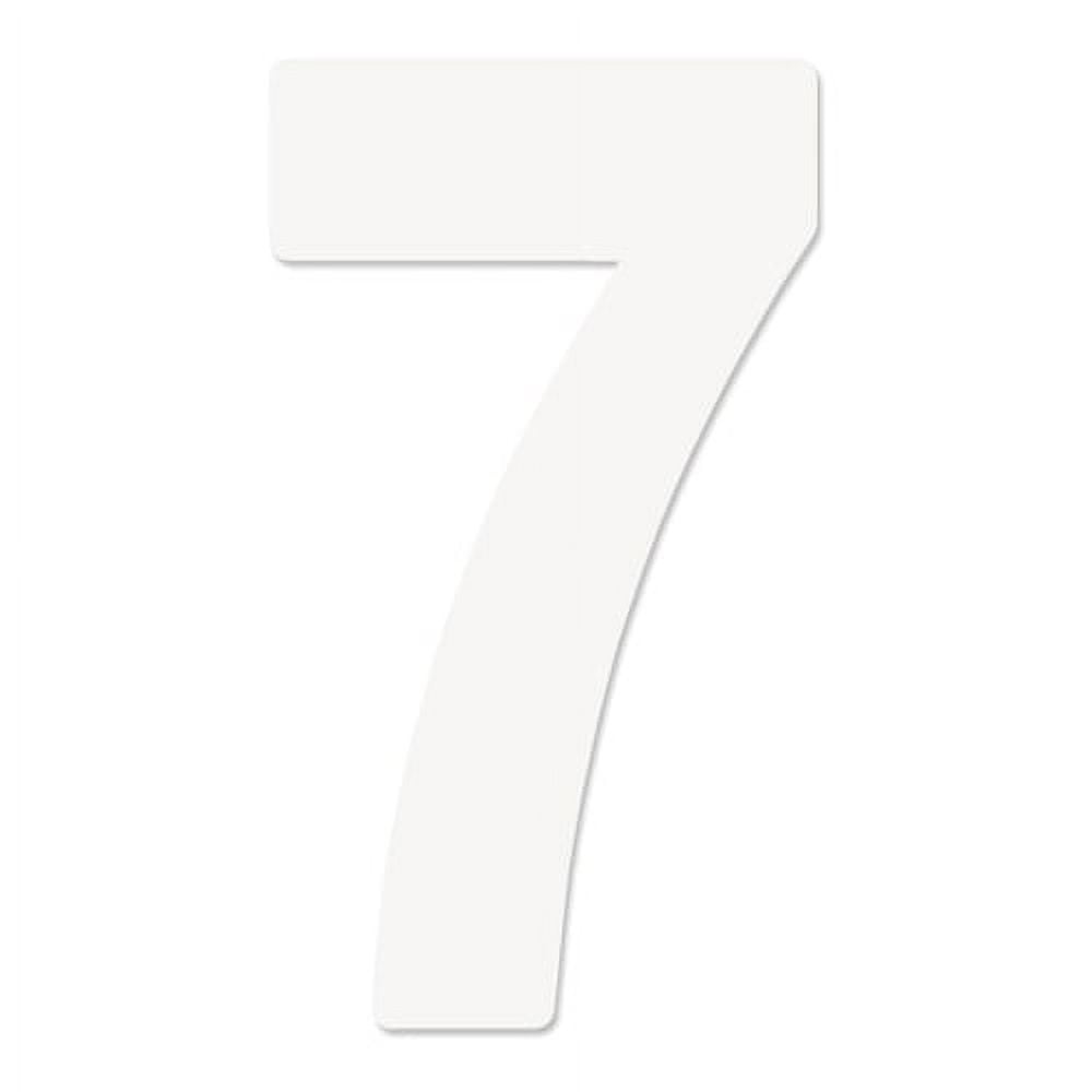Factory Effex 04-2567 Numbers Pro 4" White 7 - Walmart.com