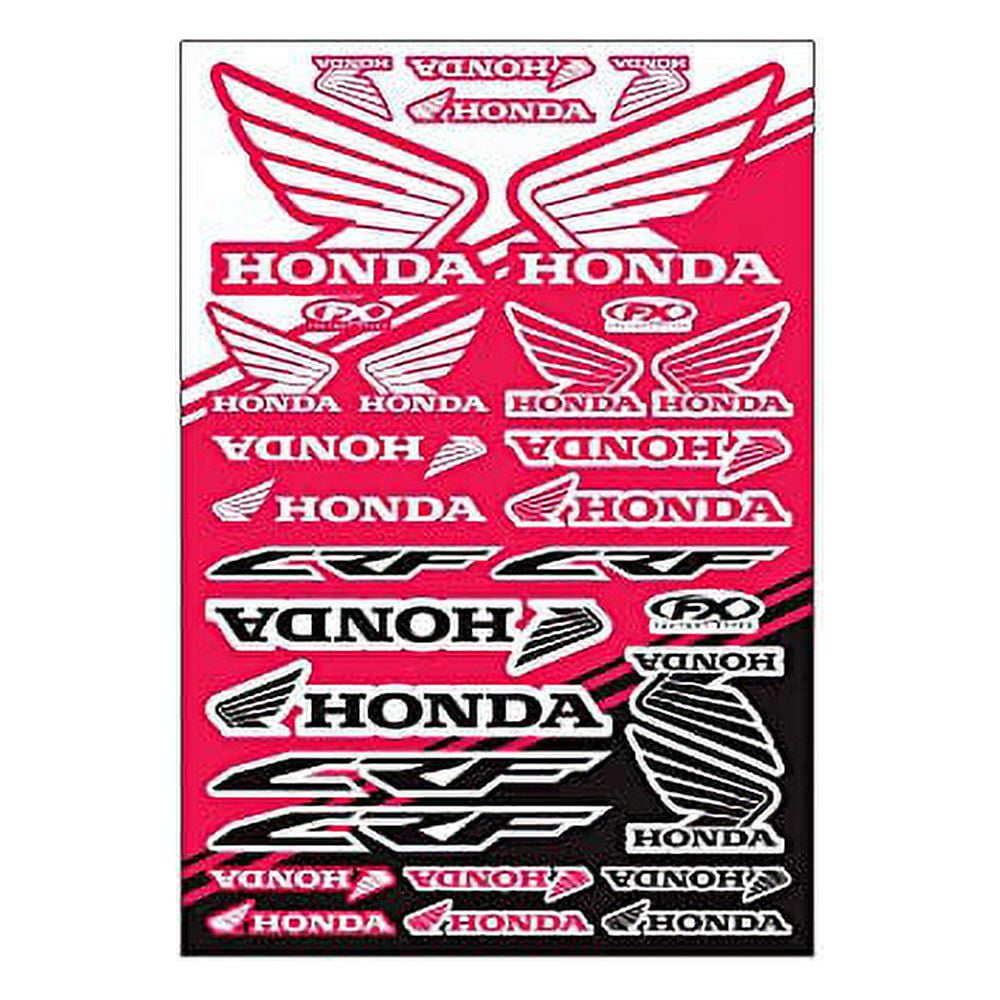 Factory Effex 22-68330 For Honda Oem Sticker Sheets For Honda Crf - Walmart.com
