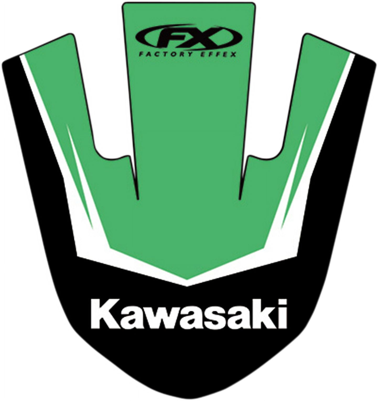 Factory Effex Front Fender Graphic Kit Green 19-30118 - Walmart.com
