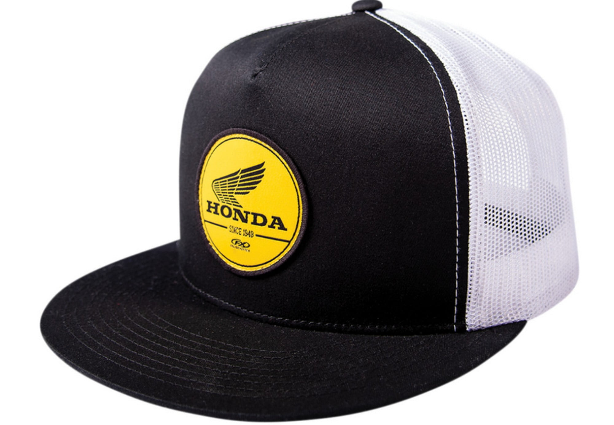 Factory Effex Honda Bold Mesh Snapback Hat Black/White - Walmart.com
