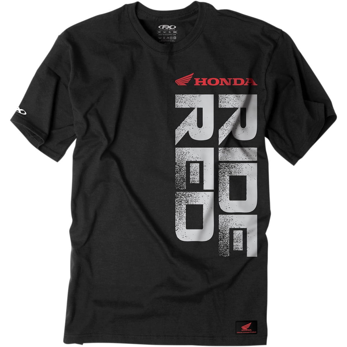 Factory Effex Honda Mens Short Sleeve T-Shirt Black/White/Red MD - Walmart.com