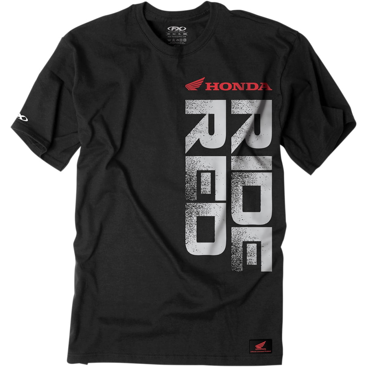 Factory Effex Honda Mens Short Sleeve T-Shirt Black/White/Red XXL ...