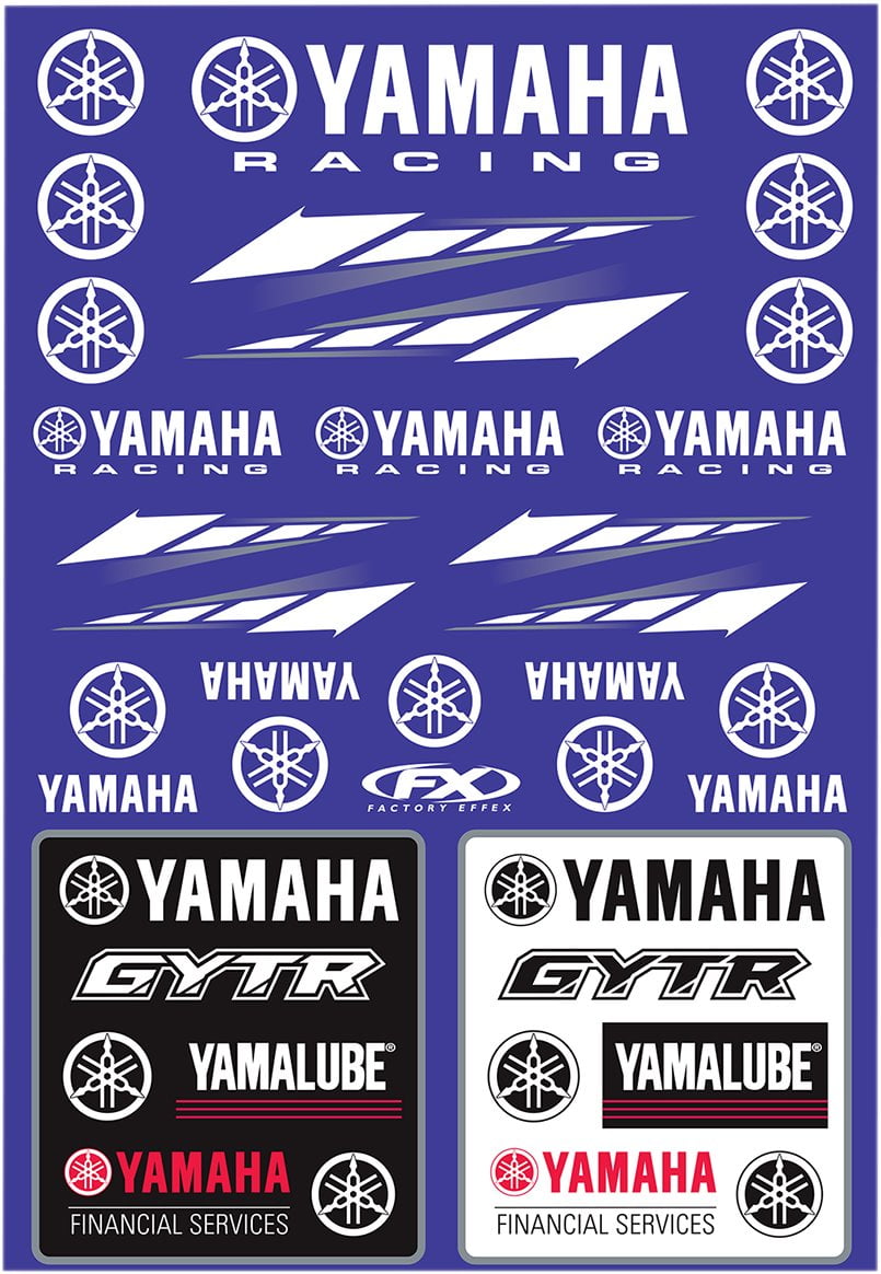 Yamaha Race Decals