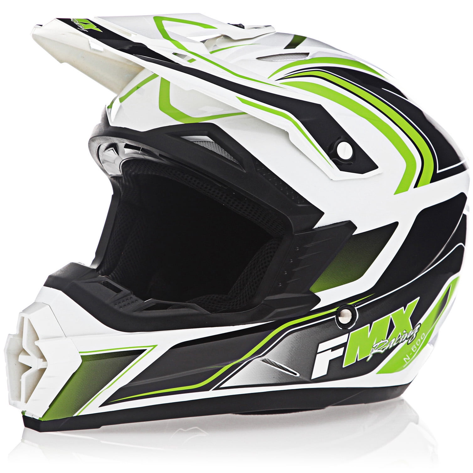 Factory Racing FMX Motocross White Green Helmet size 2X-Large - Walmart.com