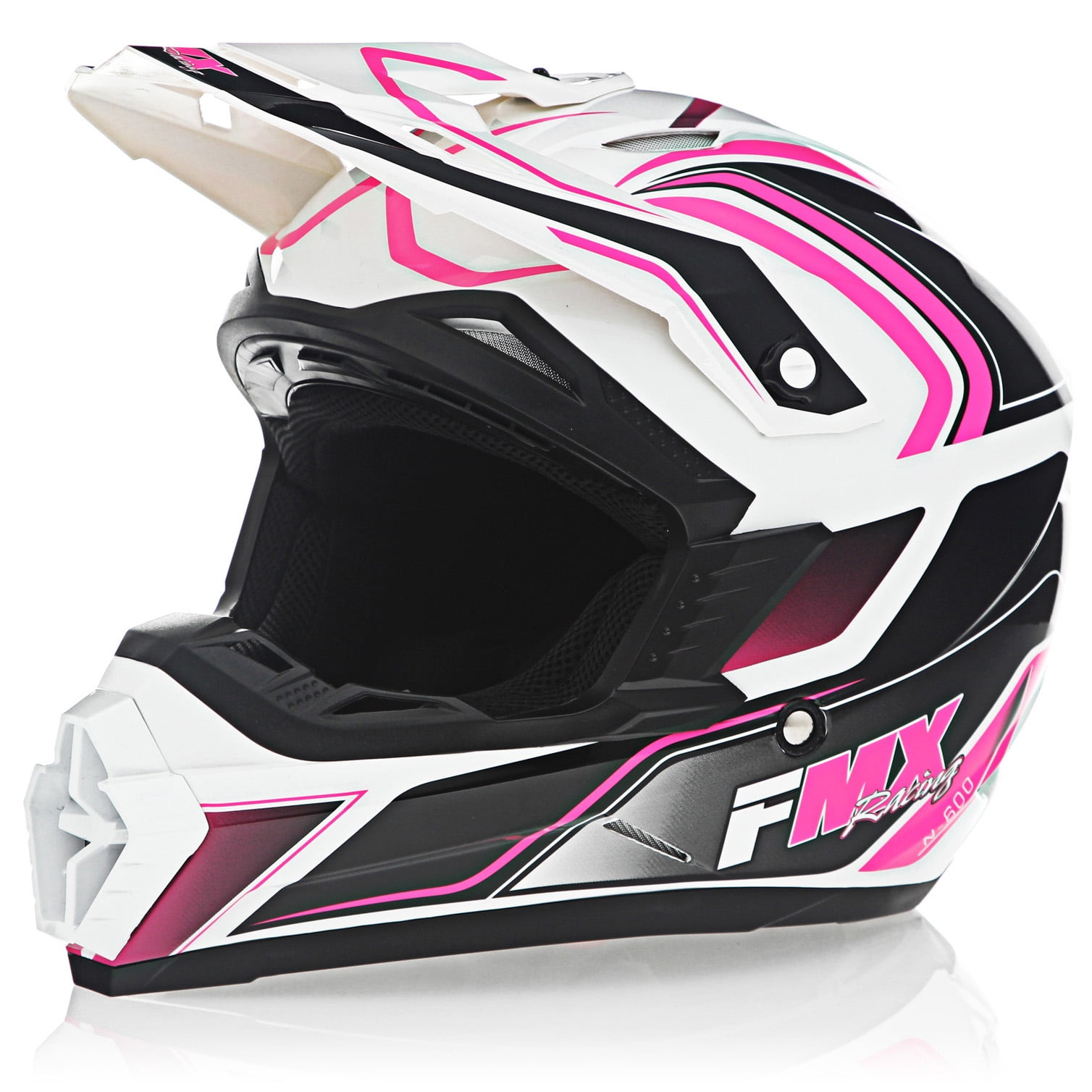 Factory Racing FMX Motocross White Pink Helmet size Large - Walmart.com