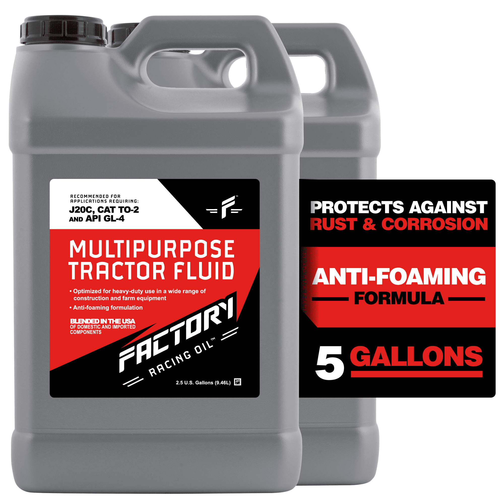 Factory Racing Oil 214802 Twin Pack Multipurpose Tractor Fluid - 5 ...