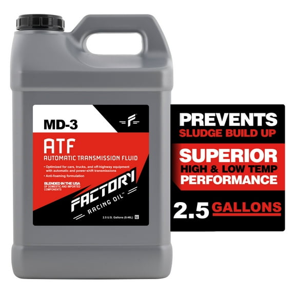 Factory Racing Oil ATF MD-3 Automatic Transmission Fluid - 2.5 Gallons ...