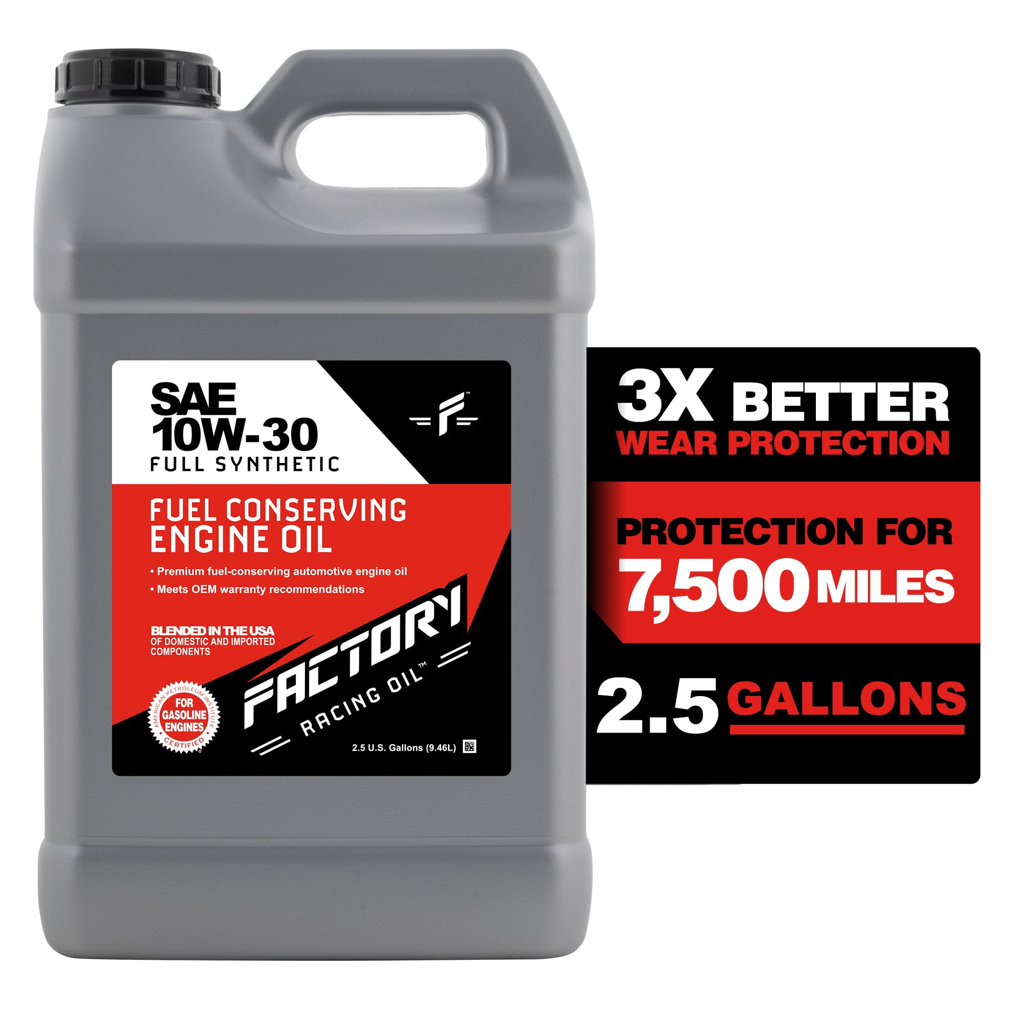 Factory Racing Oil SAE 10W30 Full Synthetic Oil, API SP ILSAC GF-6A, 2. ...
