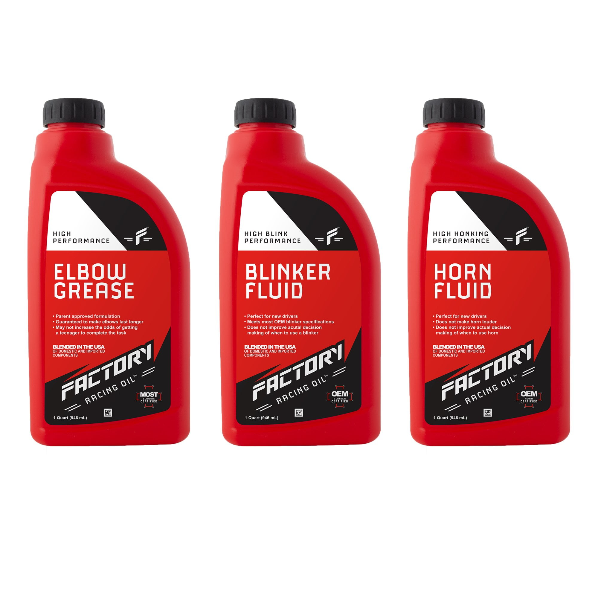 Factory Racing Parts High Performance Blinker Fluid, Horn Fluid, and ...