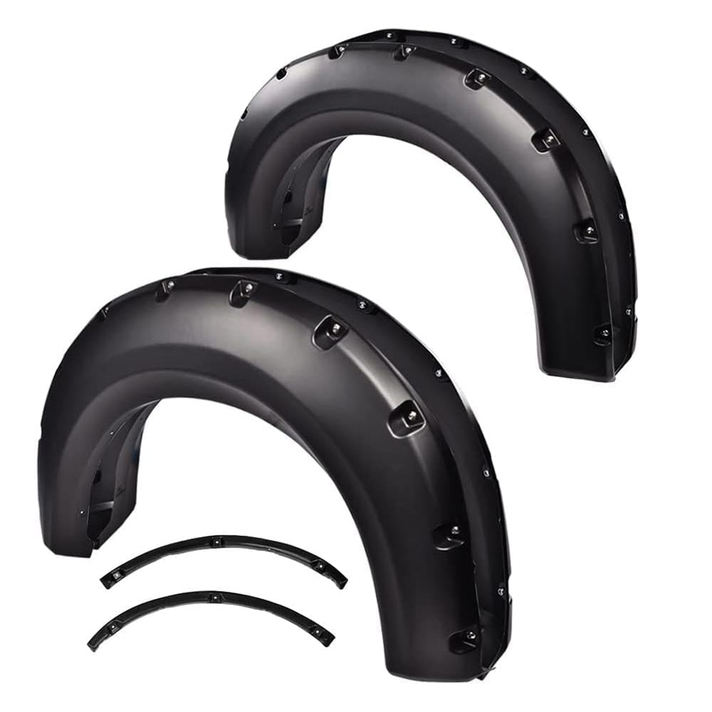PIT66 Fender Flares for 2009-2014 Ford F150 Offroad, 4 Pcs Matte Black ...
