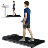 2-in-1 Under Desk Incline Treadmill, Walking Pad, Slim Jogging Machine ...