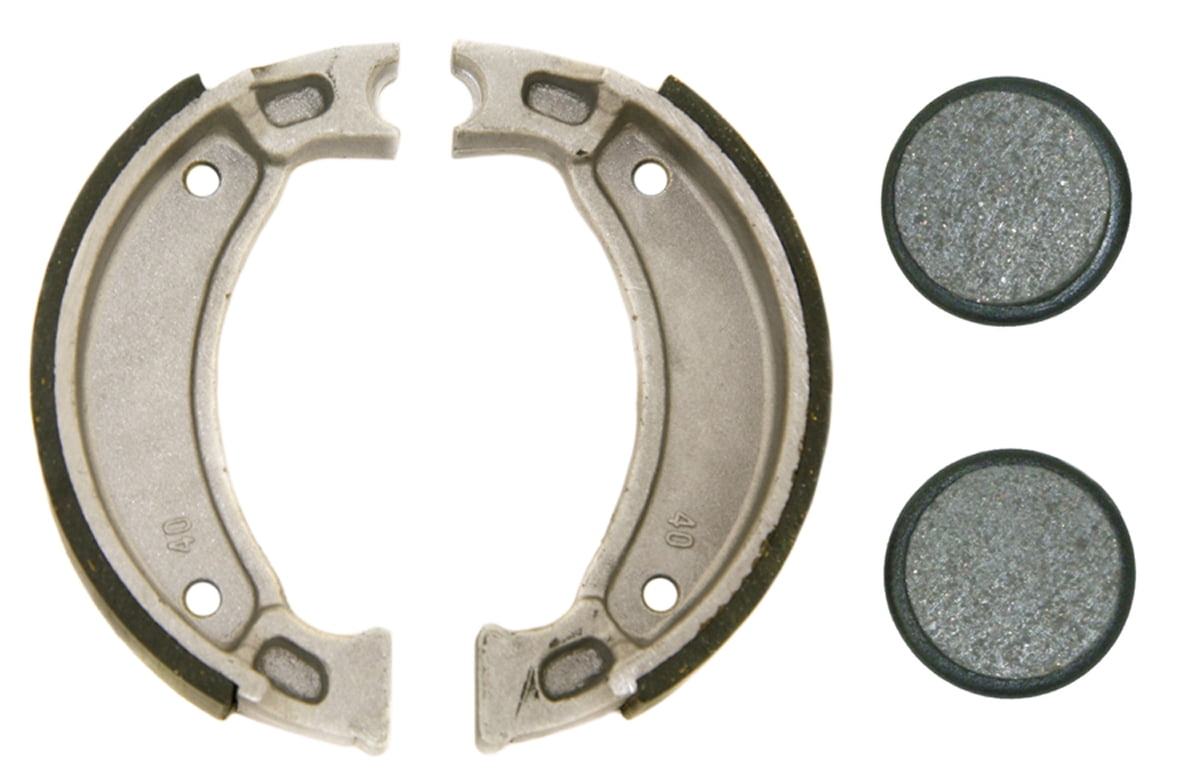Motorcycle Brake Shoes Caltric Front Brake Shoes Set For Yamaha Tri ...