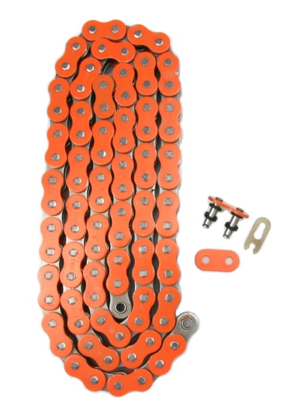 Factory Spec, FS-525X-O, Heavy Duty Orange X-Ring Chain 525 Pitch x 114 ...