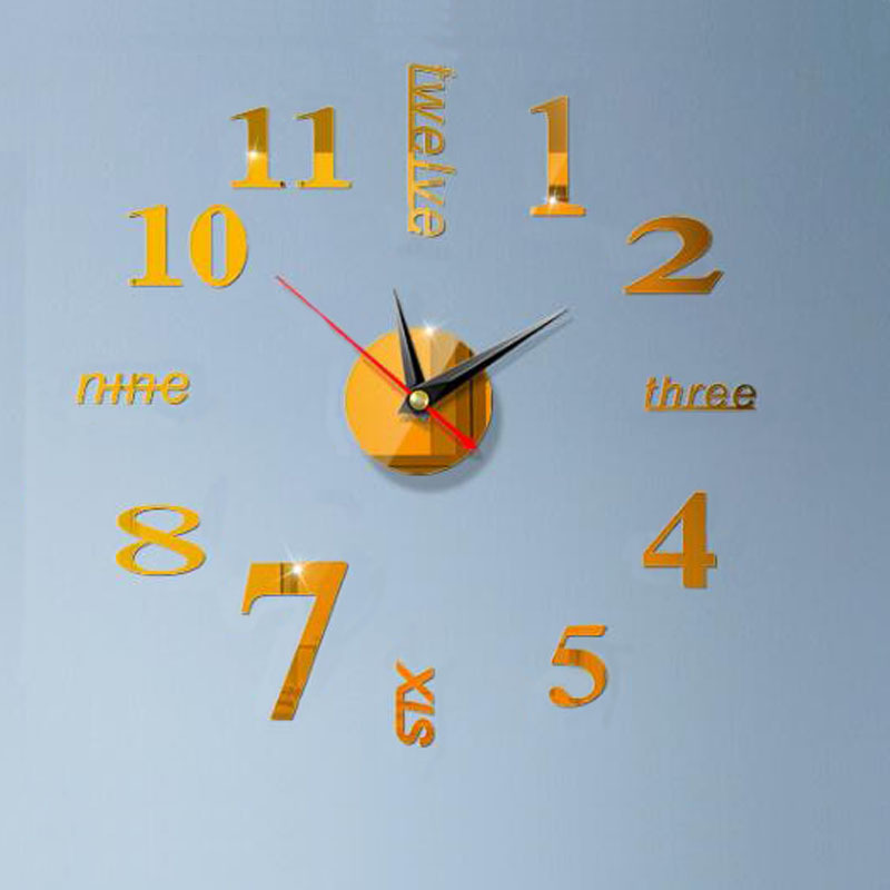 Factory Wholesale Creative Large Wall Clock Watch Digital Eva Wall ...
