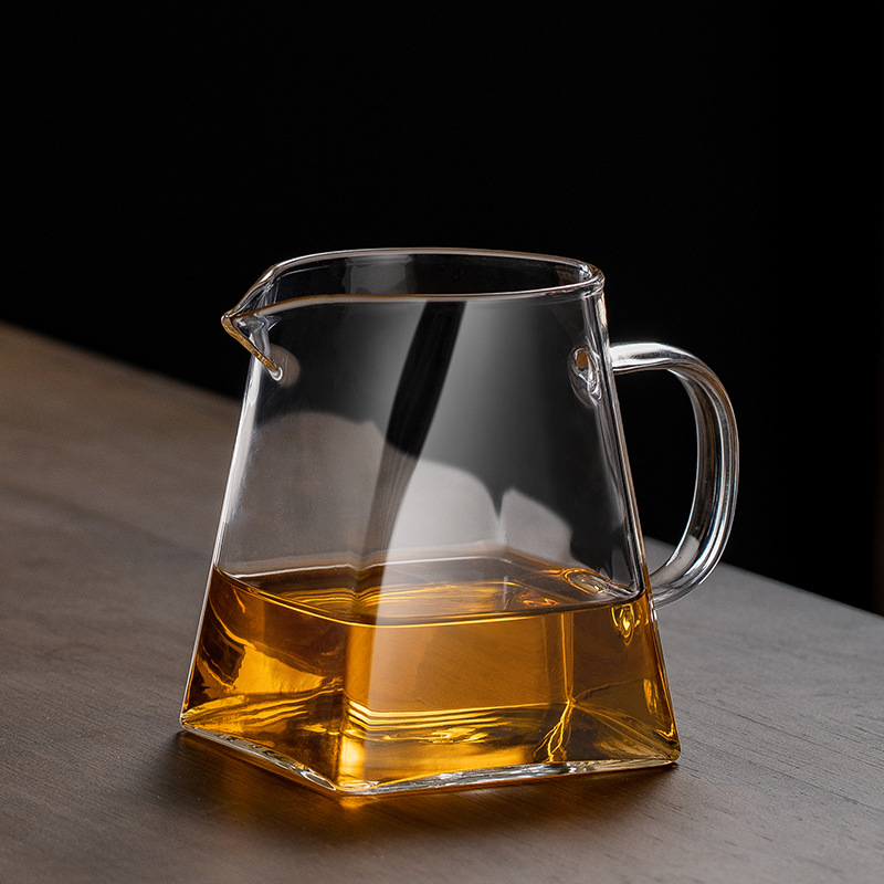Factory Wholesale Square Glass Teapot Borosilicate Gongdao Pot ...
