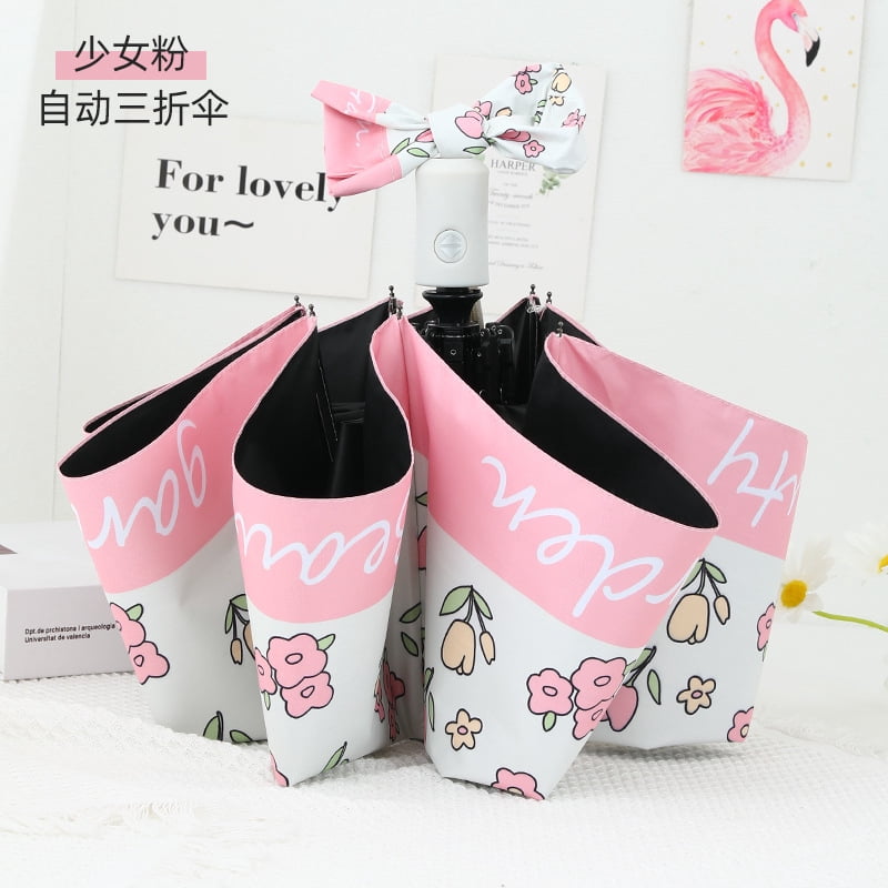 Factory wholesale full-automatic folding sun umbrella sunscreen ...