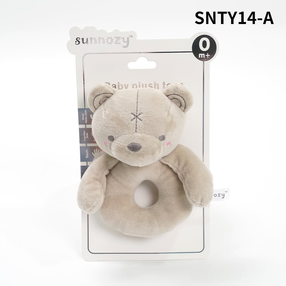Factory wholesale new design baby plush soothing toys baby grip cute ...