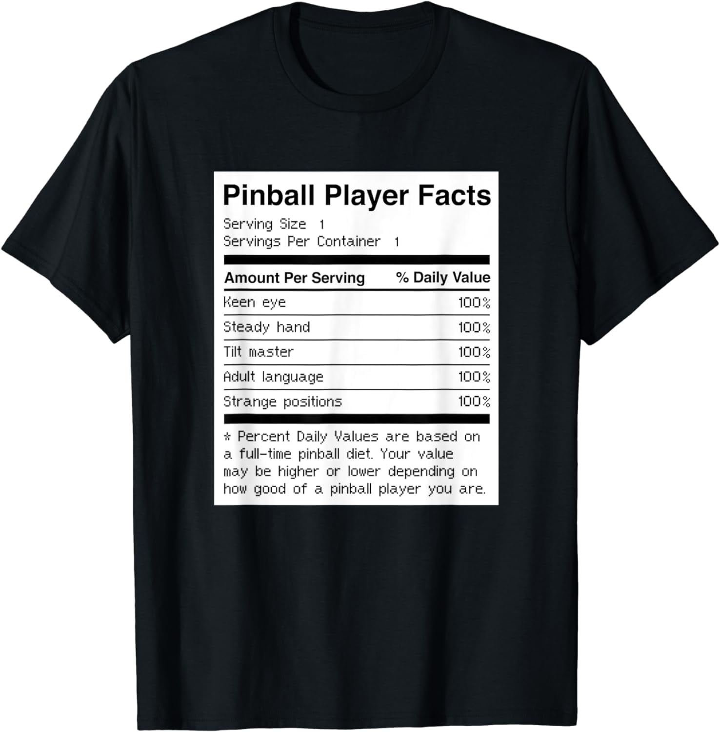 Facts - Funny Pinball Machine Collecting / Classic Pinball T-Shirt ...