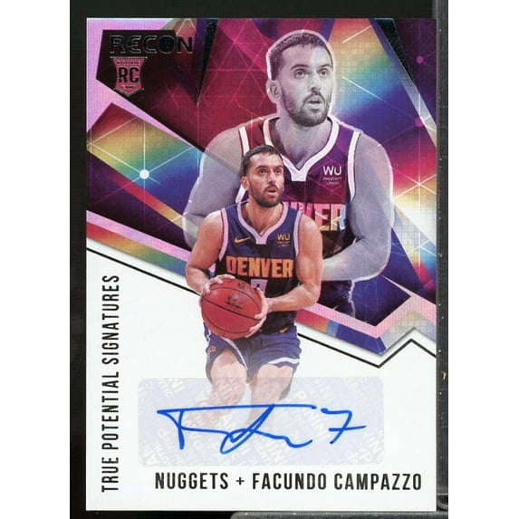 Facundo Campazzo Rookie Card 2020-21 Panini Recon True Potential ...