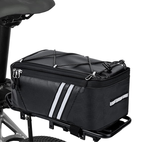 Facvoer Bike Trunk Bags, Waterproof Rear Rack Bag for Bicycle, Bike ...