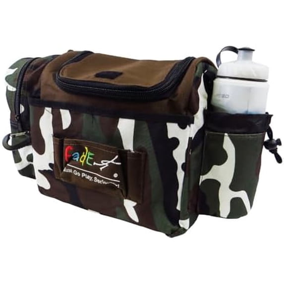Fade Gear Crunch Box Disc Golf Bag | Black | Beginner Disc Golf Bag ...