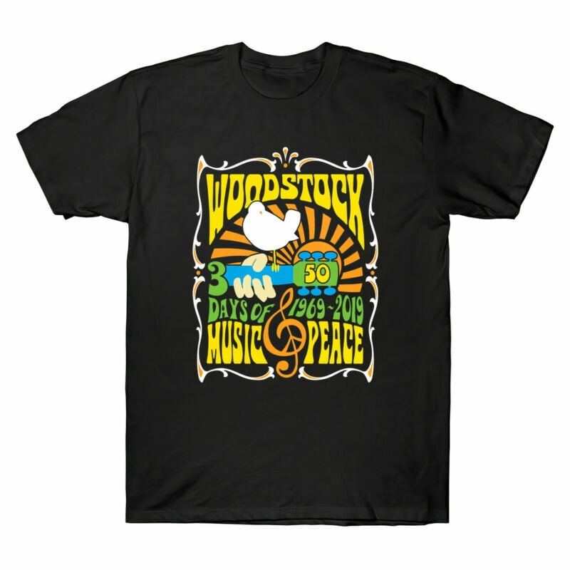 Fade Not Woodstock of Tee Peace Music Cotton & Woodstock Days - T-Shirt ...