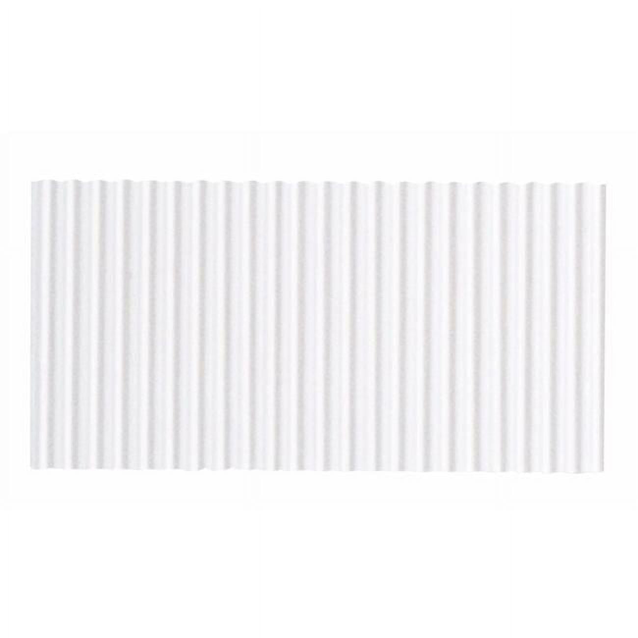 Fade Resistant Solid Color Corrugated Paper Roll, White - Walmart.com