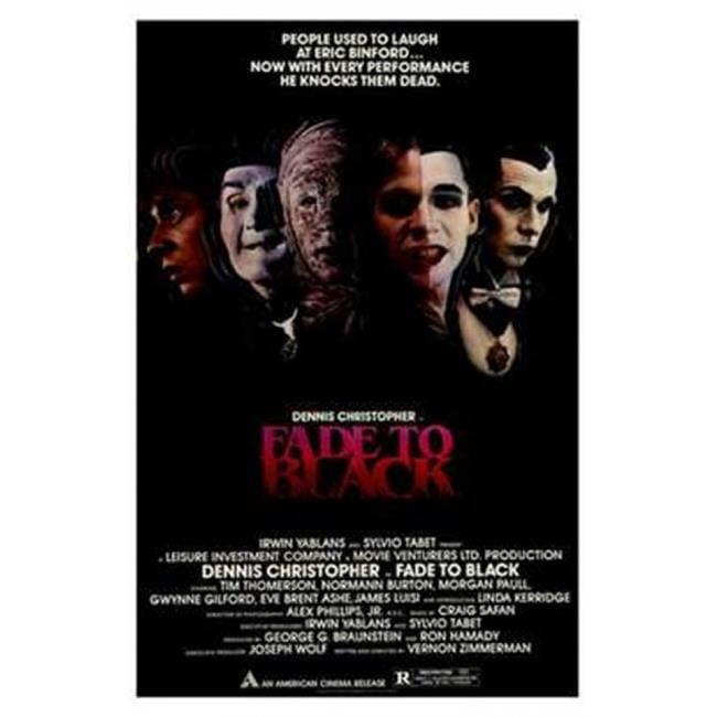 Fade to Black Movie Poster - 11 x 17 in. - Walmart.com