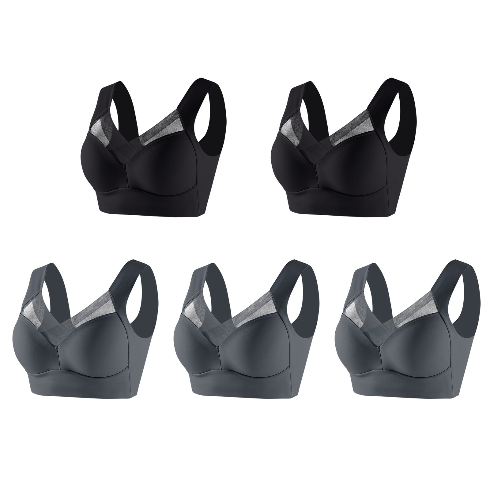 Fadeal Bralettes for Women Lace Sticky Adhesive Vanity Panel Clothing ...