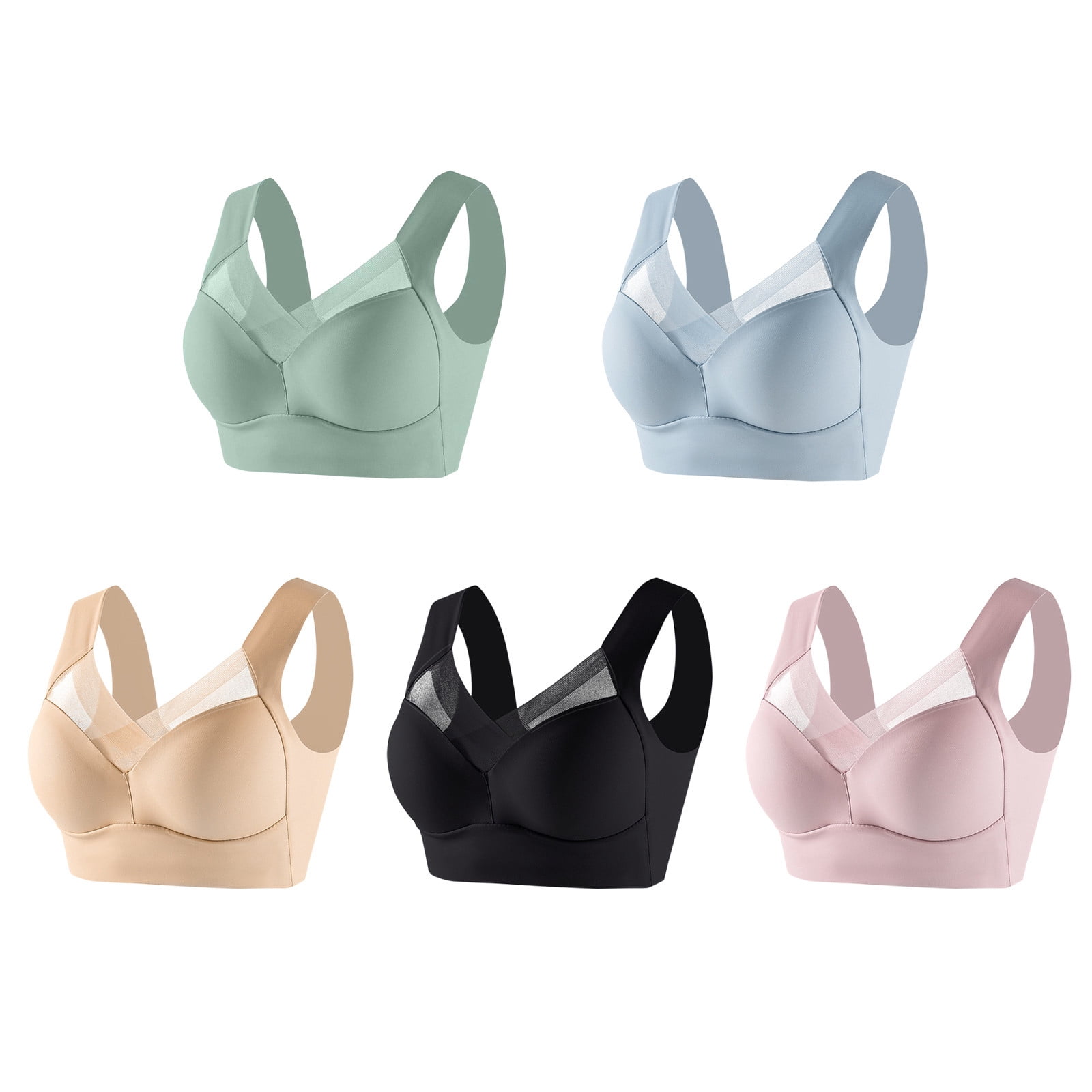 Fadeal Bralettes for Women Lace Sticky Adhesive Vanity Panel Clothing ...