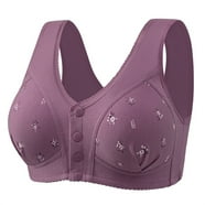 Lisa Charm Front Closure Bras for Women, Daisy Bras for Older Women ...