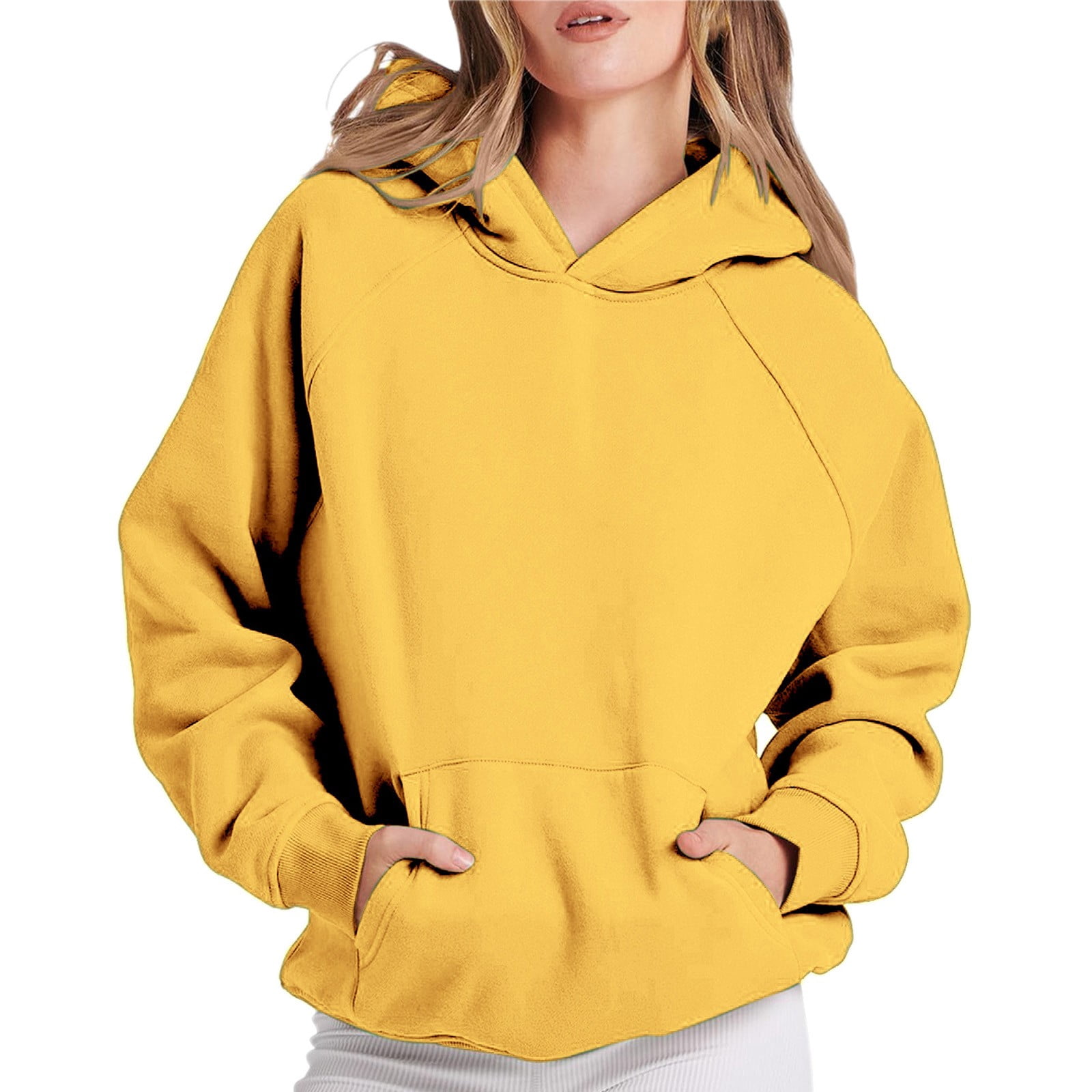 Fadeal Gym Hoodie, Womens Oversized Hoodies Fleece Sweatshirts Sweaters ...