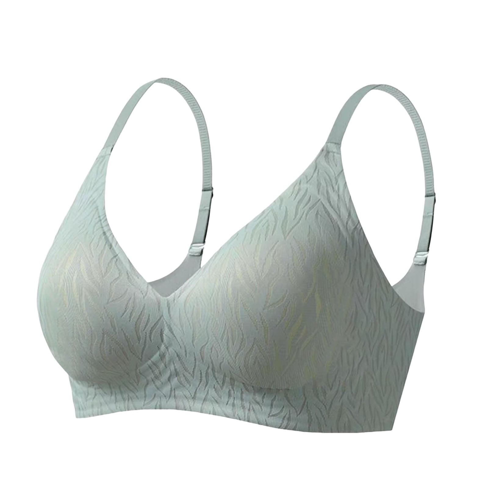 Fadeal Seamless Bras for Women, Womens Daily Solid Bra Adjustable ...