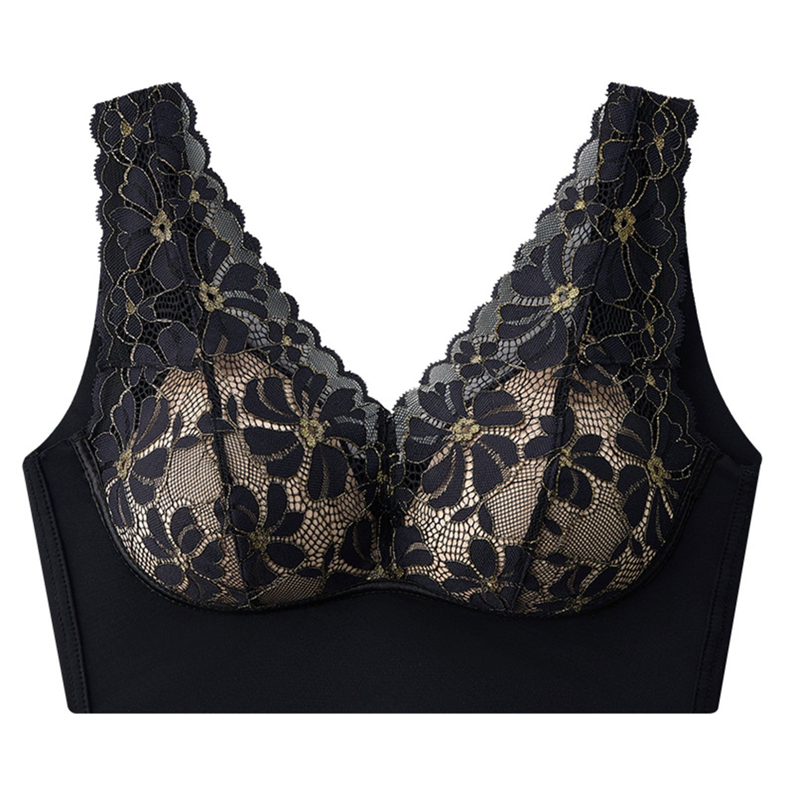 Fadeal Sleeping Bra, Versatile Comfy & Lacy Bra Top Wireless Bra ...