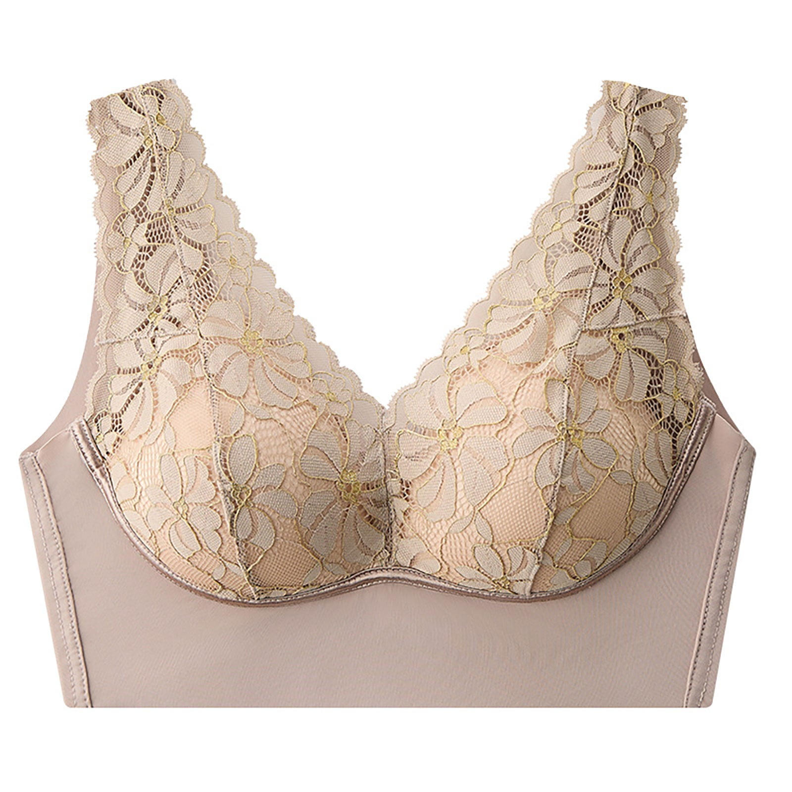 Fadeal Sleeping Bra, Versatile Comfy & Lacy Bra Top Wireless Bra ...