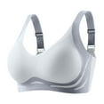 Fadeal Wireless Bra Bras for Women No Underwire Comfort Super Gather ...