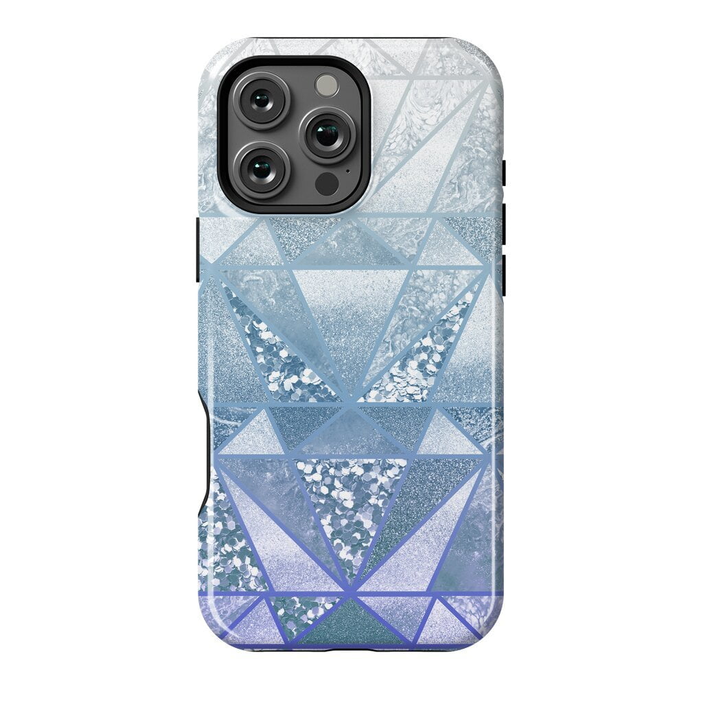 Faded Glitter Mosaic Tile Art iPhone Case 17 16 15 14 13 12 11 Pro Max ...