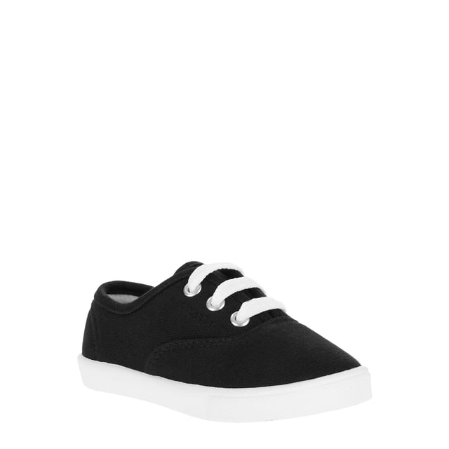 Faded Glory Toddler Girls Lace Up Canvas Casual Shoe - Walmart.com