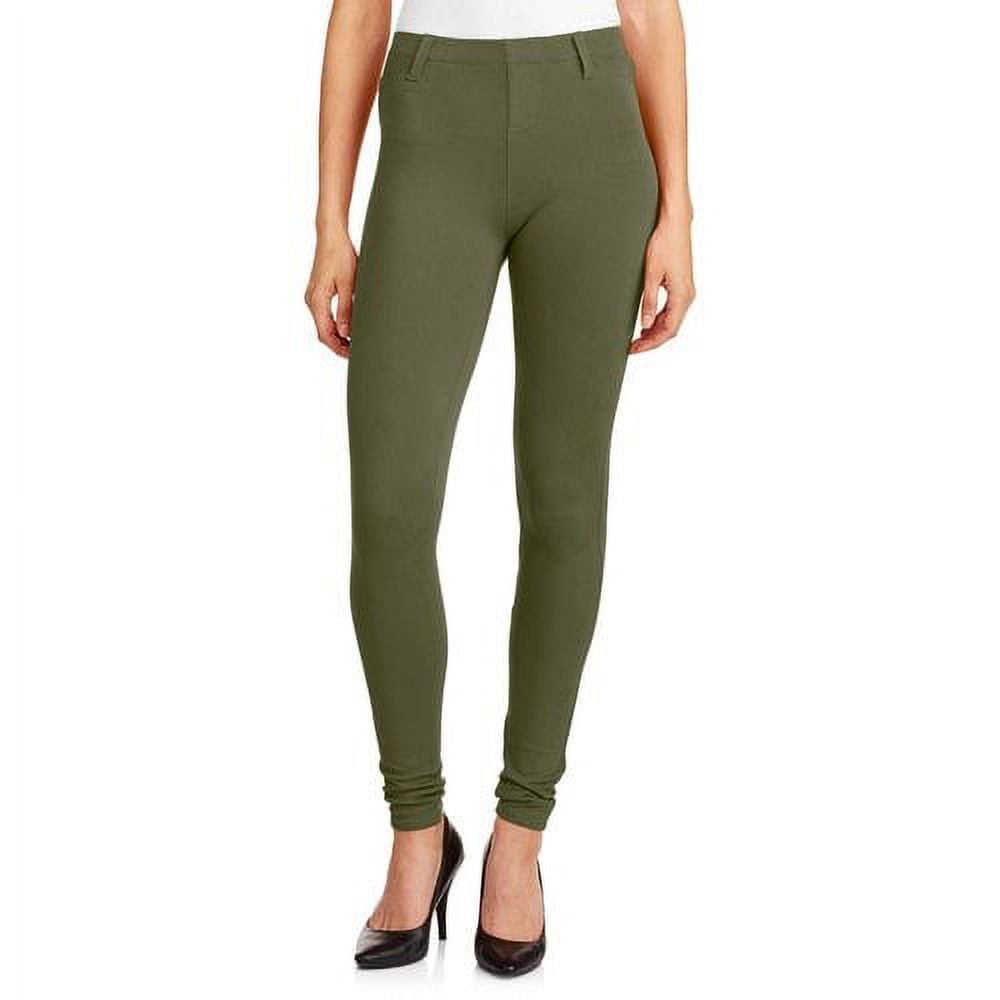 Faded Glory Women's Full Length Knit Color Jegging - Walmart.com