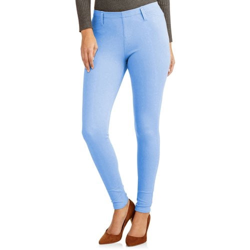 Faded Glory Women's Full Length Knit Color Jegging - Walmart.com