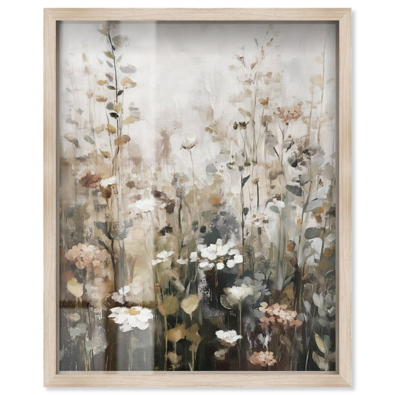 Faded Meadow Shadowbox Print Farmhouse Wall Art by Art Remedy, Blonde ...