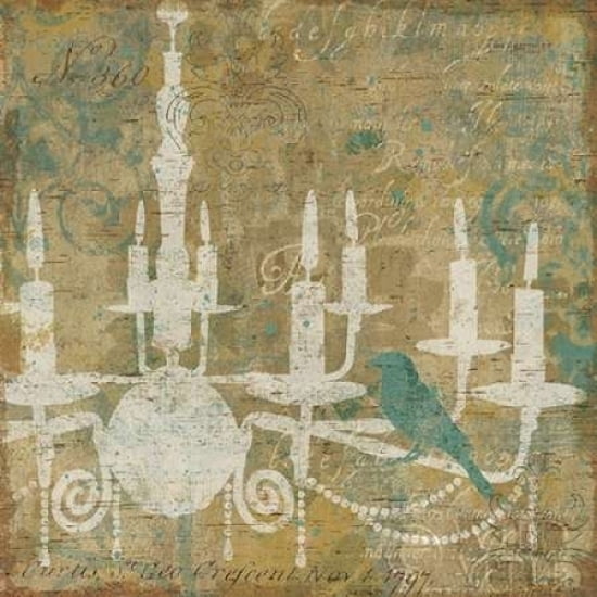 Faded Ornate I Aqua Poster Print by Pela Studio - Walmart.com